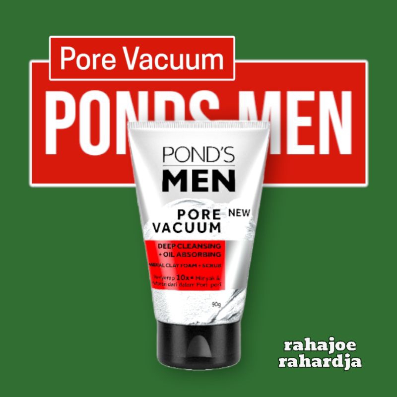 Jual Ponds Men Pore Vacuum Facial Wash 90g | Shopee Indonesia