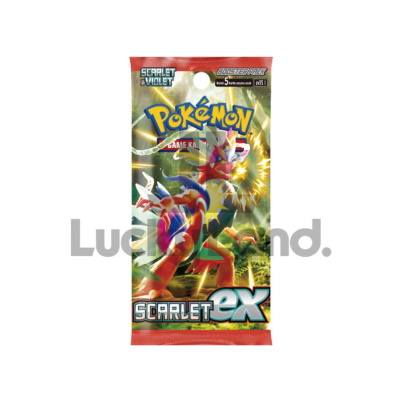 Jual Kartu Pokemon Scarlet Ex Booster Pack Bahasa indonesia | Shopee Indonesia
