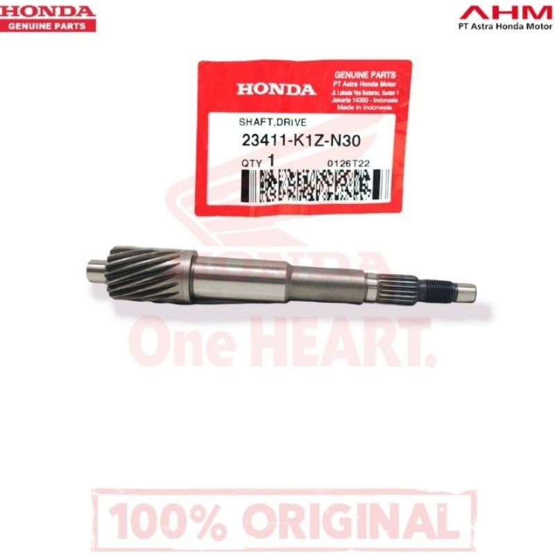 Jual 23411-K1Z-N30 HGP AHM 100% ORIGINAL SHAFT DRIVE AS PULLY PCX 160 ...