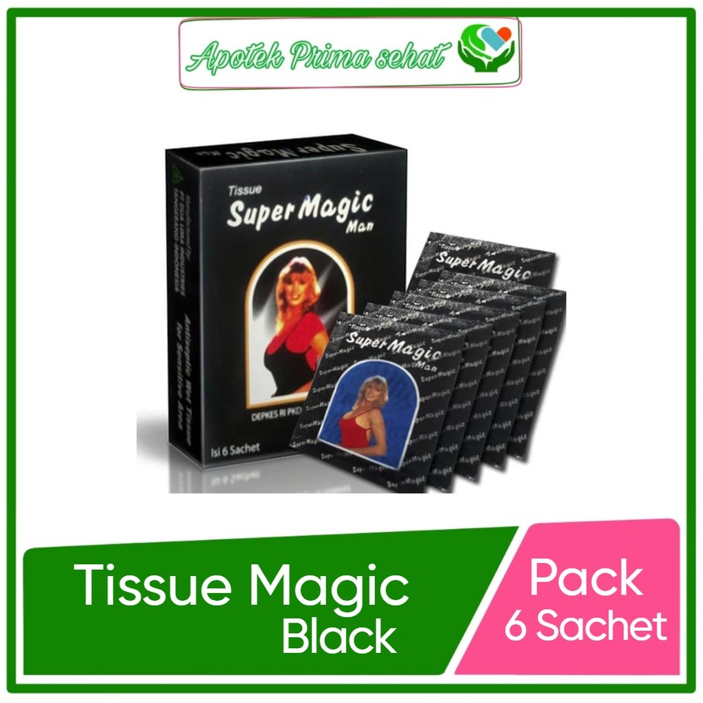 Jual TISSUE MAGIC | SUPER | HITAM | PACK | Shopee Indonesia