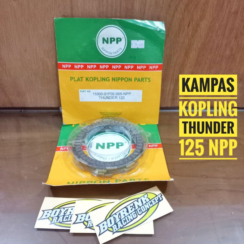 Jual PLAT KAMPAS KOPLING THUNDER 125 NPP-BOYRENK RACING | Shopee Indonesia