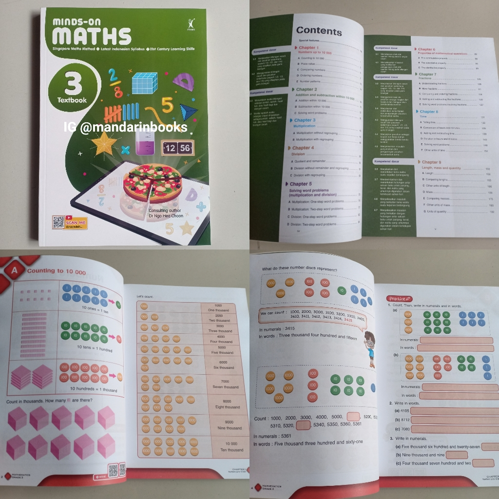 Jual Minds-on Maths Textbook & Workbook Primary 1 - 6 (Pilihan Per Buku ...