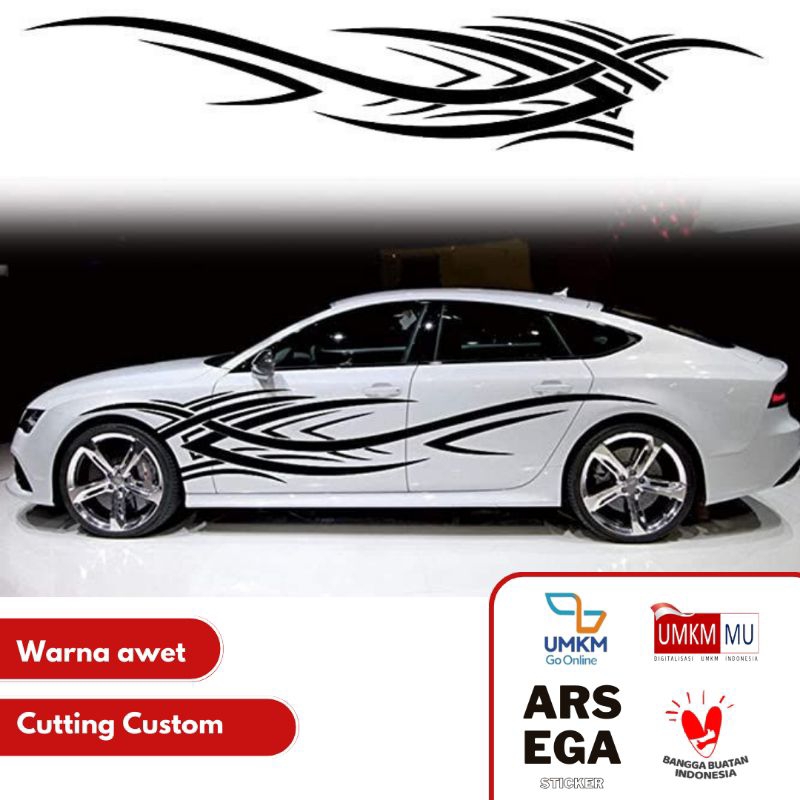 Jual ARSEGA - V8 Cutting Sticker bisa All Body Mobil Kap Mobil Depan ...