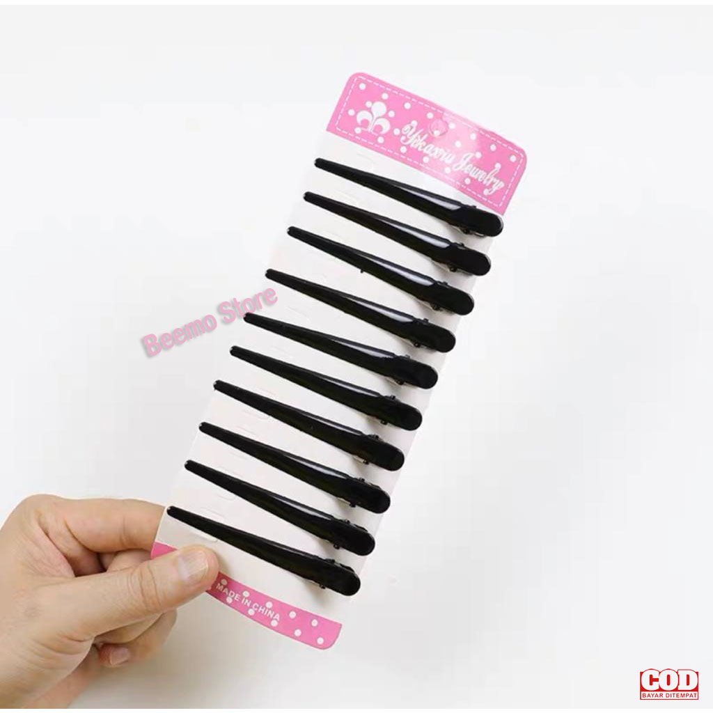 Jual [ isi 10 pcs ] Jepit Rambut Bebek Jepit Buaya Jepit Bebek | Shopee ...