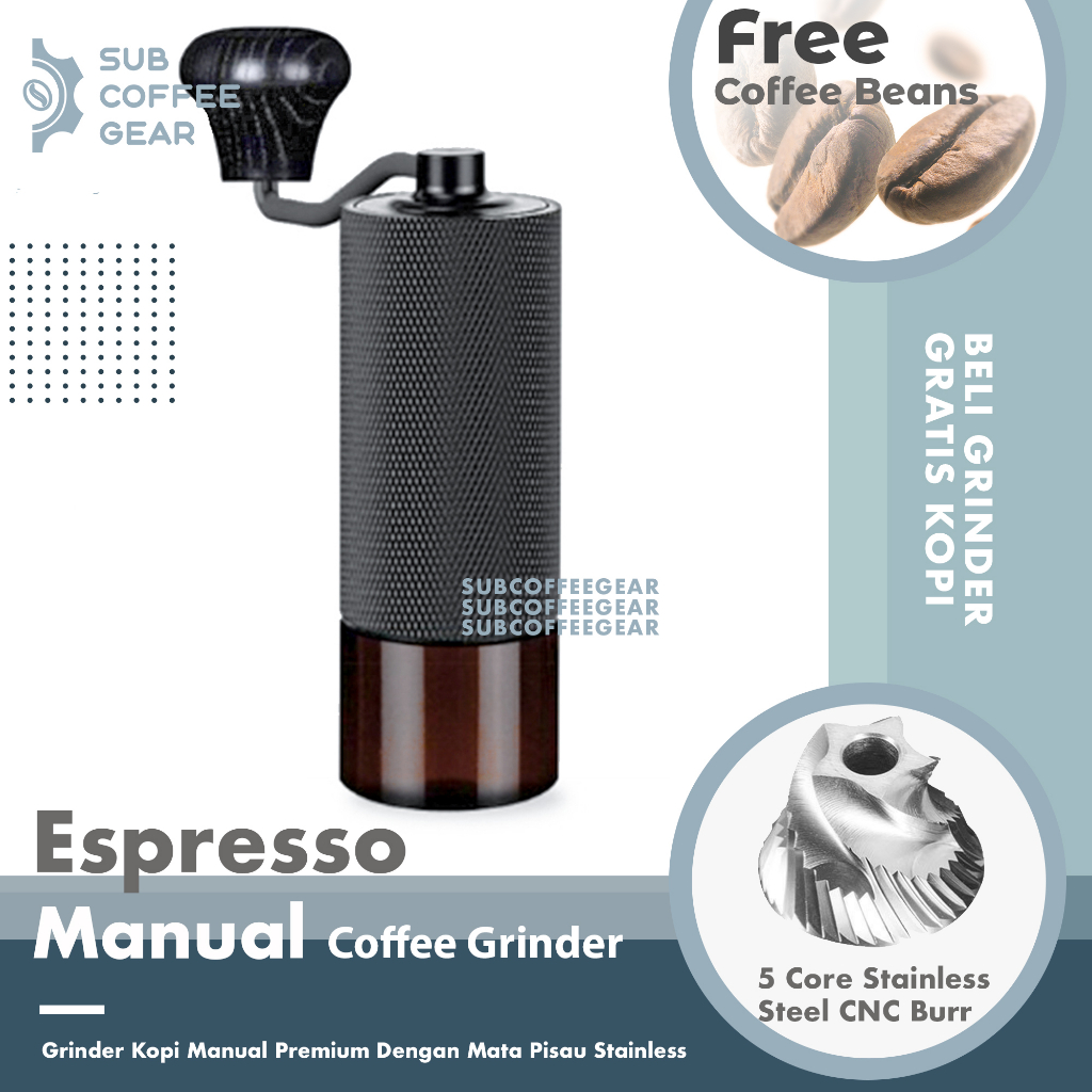 Jual GRINDER KOPI ESPRESSO MANUAL COFFEE GRINDER JS-20 HAND GRINDER ...