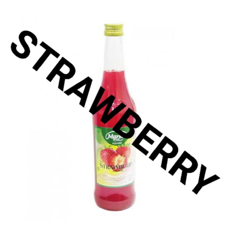 Jual Sirup Marjan Squash Strawberry 450Ml | Shopee Indonesia