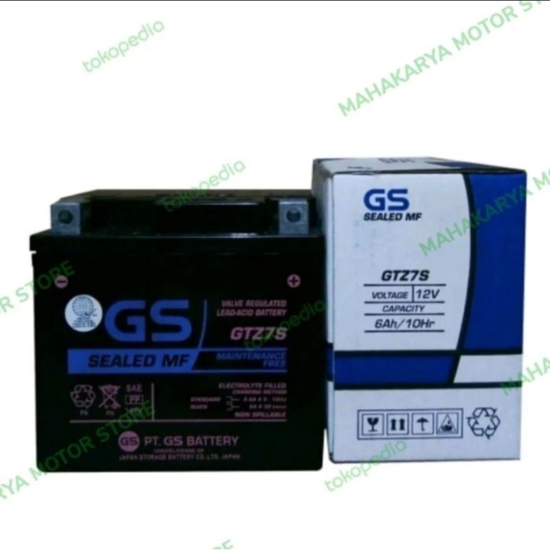 Jual AKI GS ASTRA GTZ-7S 100% ORIGINAL | Shopee Indonesia