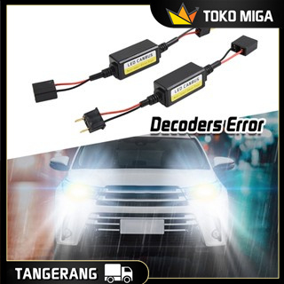 Jual 1 Pasang H4 Decoder Lampu Depan CanBus Load Resistor Anti Flicker ...