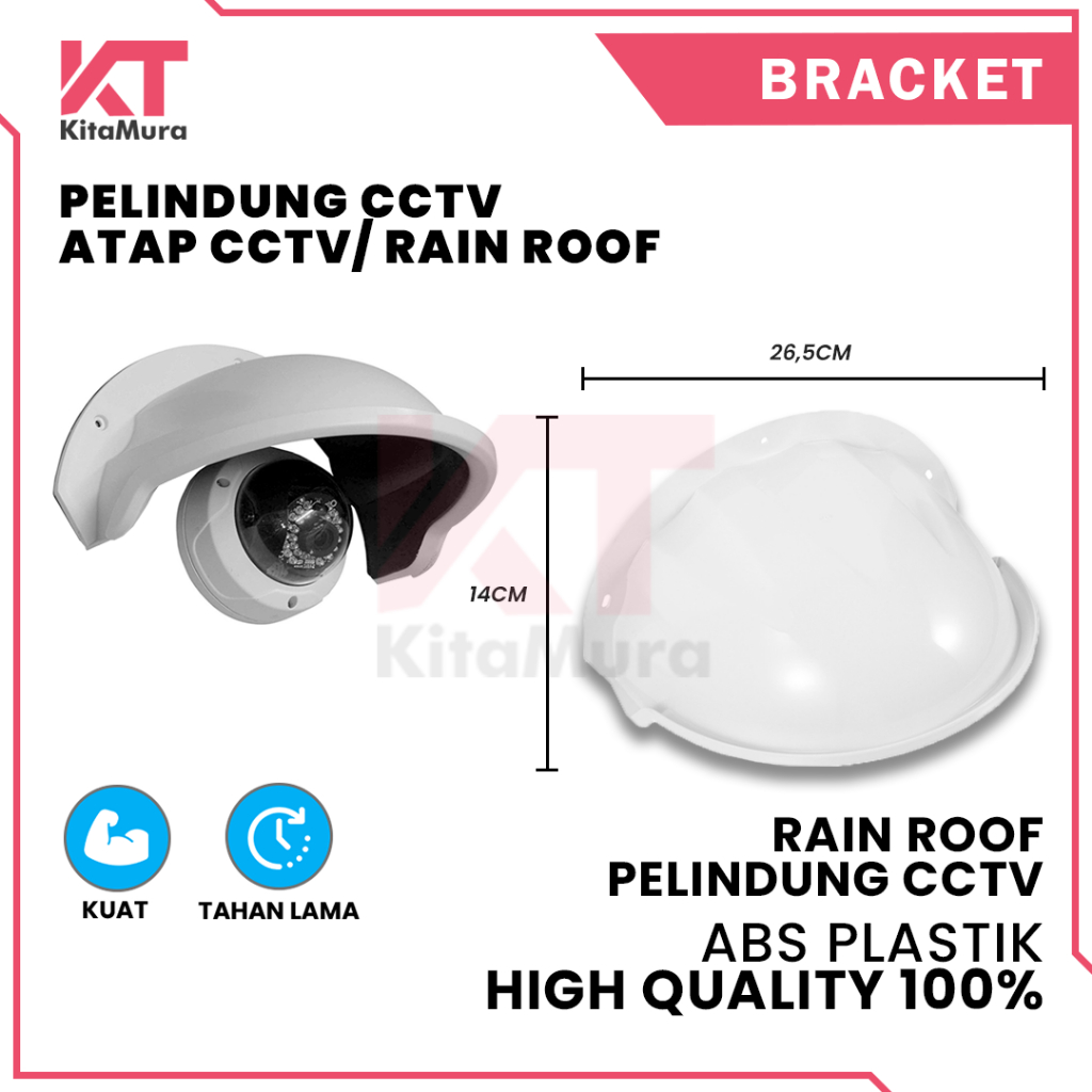 Jual Pelindung CCTV, Rain Roof/Atap Camera CCTV Protection Rain Roof ...