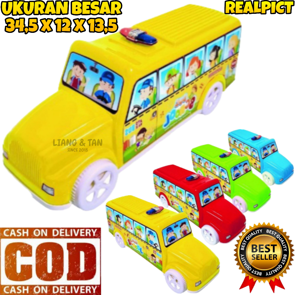 Jual ( BISA COD ) PROMO Mainan Anak Mobil Mobilan Bus Sekolah Ukuran ...