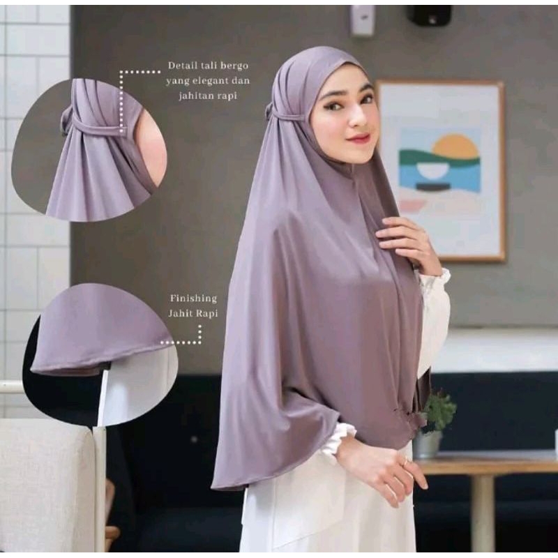 Jual BERGO TALI PREMIUM/BERGO YERSI/HIJAB INSTAN/BERGO NON PET | Shopee Indonesia