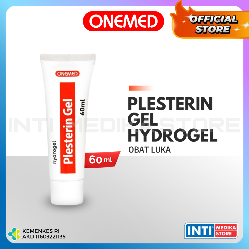 Jual ONEMED - Plesterin Gel Hydrogel 60ml | Obat Luka | Shopee Indonesia
