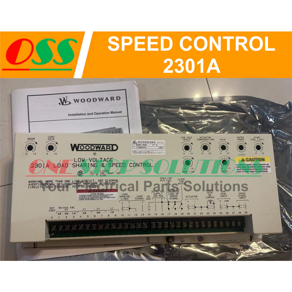 Jual Woodward 2301A Load Sharing Speed Control Original Genuine 9905 ...