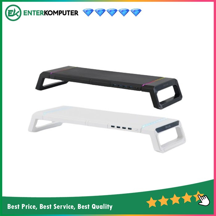 Jual Rexus Monitor Stand Trant FP03 (Black/White) | Shopee Indonesia