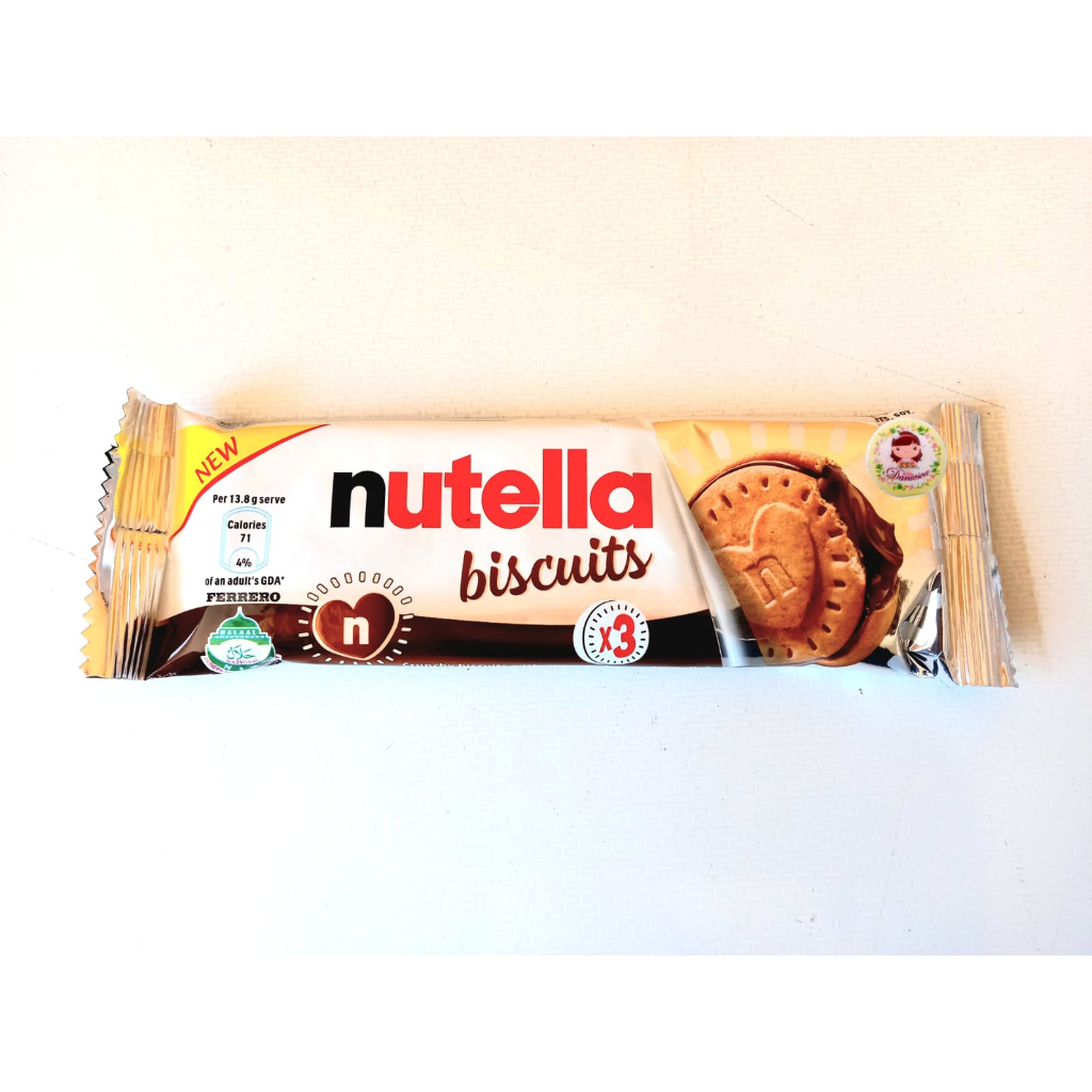 Jual Snack import | Eceran Nutella Biscuits halal biskuit coklat ...