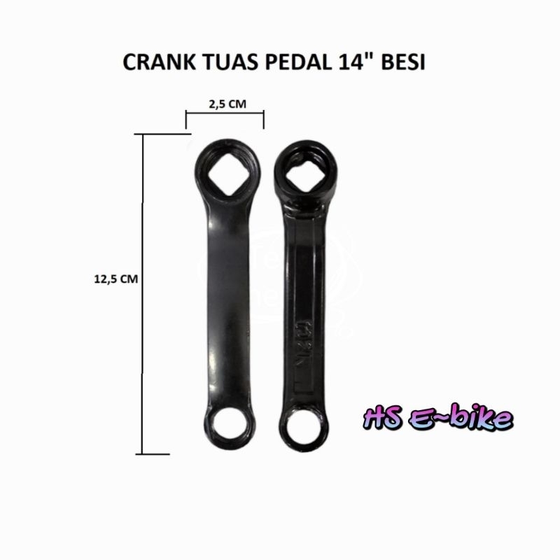 Jual Crank Tuas Pedal Sepeda Listrik Universal | Shopee Indonesia