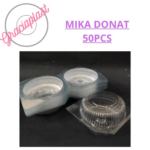 Jual MIKA DONAT BULAT/ TRAY DONAT BENING/ MIKA ROTI MURAH ISI 50PCS ...