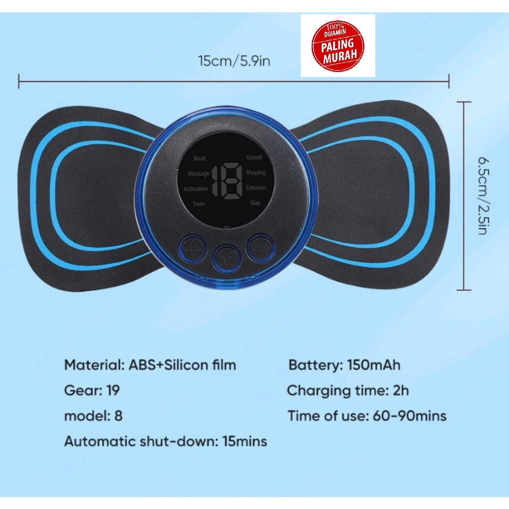 Jual Alat Pijat Elektrik Mini Massager Portable | Shopee Indonesia