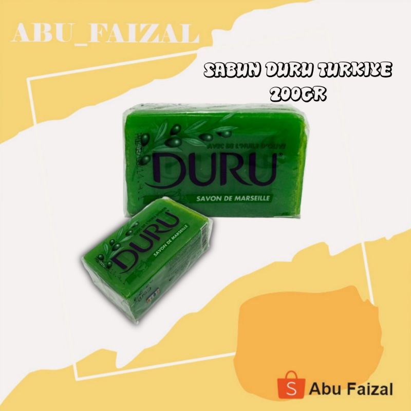 Jual SABUN DURU ASLI TURKIYE UKURAN 200GR 1000%ORIGINAL | Shopee Indonesia