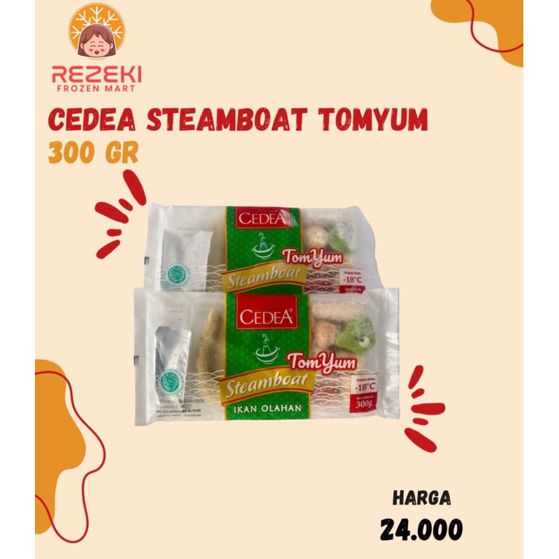 Jual Cedea Steamboat Tomyum 300 Gr | Bakso Ikan Mix Isi 17 Pcs | Frozen ...