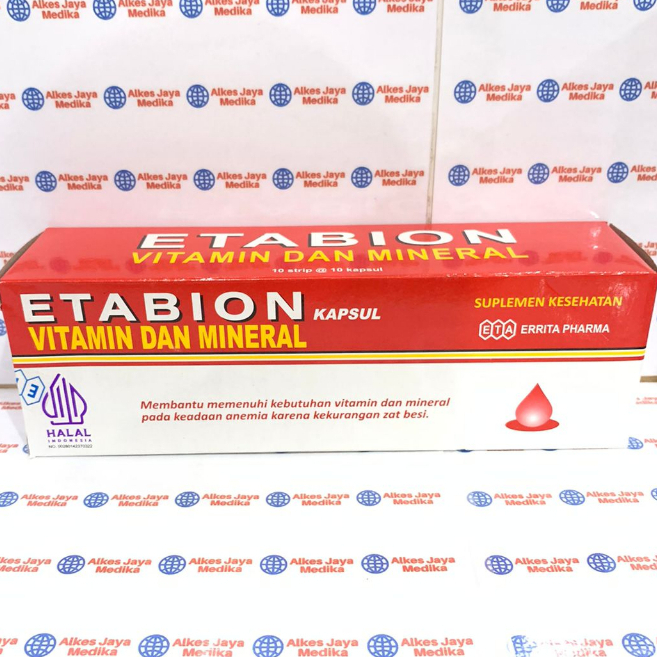 Jual Etabion Box Isi 100 Tablet - Vitamin Dan Mineral | Shopee Indonesia