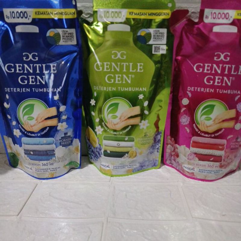 Jual GENTLE GEN DETERJEN TUMBUHAN 360ML | Shopee Indonesia