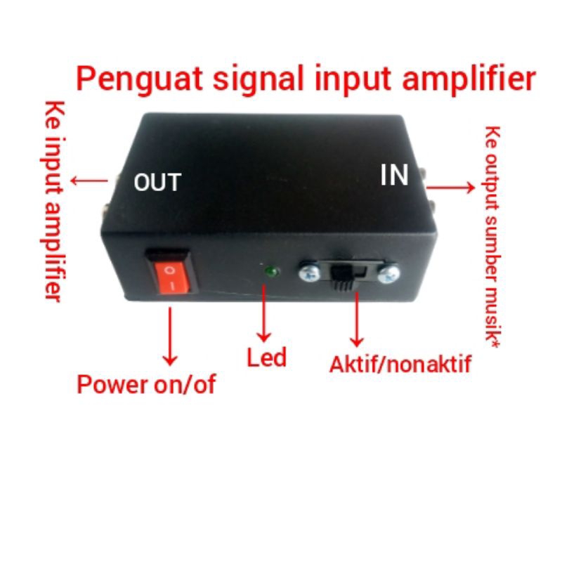 Jual Penguat input stereo amplifier (suara audio tambah kencang ...