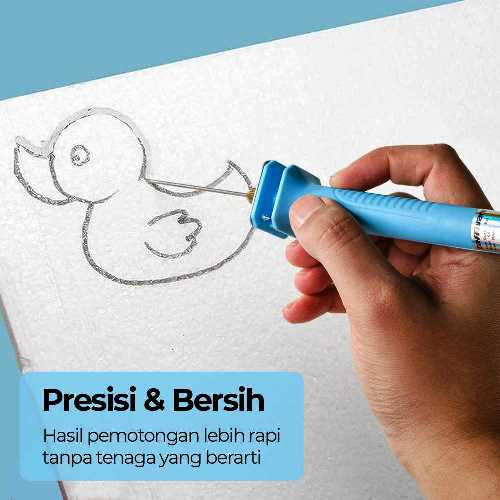 Jual RBX Alat Pisau Potong Gabus Styrofoam Polystyrene Bilah 10cm 30W ...