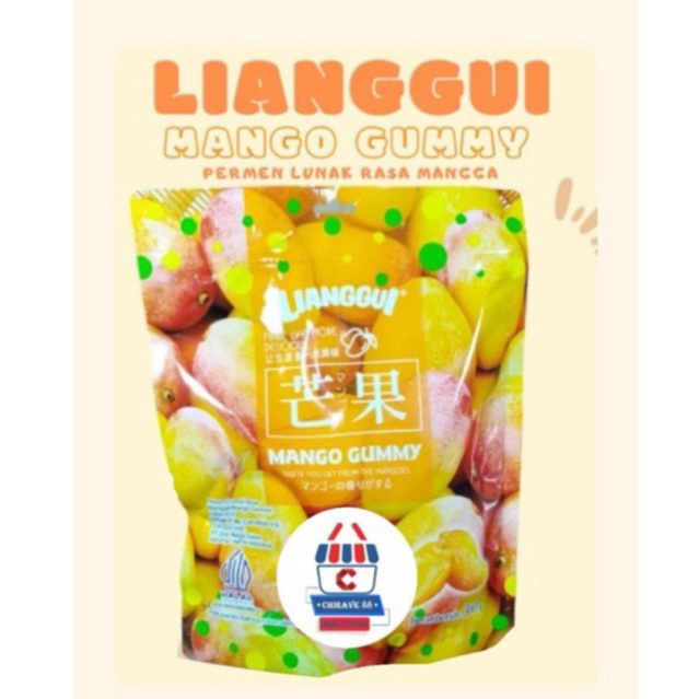 Jual Lianggui Manggo Gummy 360g - Permen Lunak Rasa Mangga 360g ...