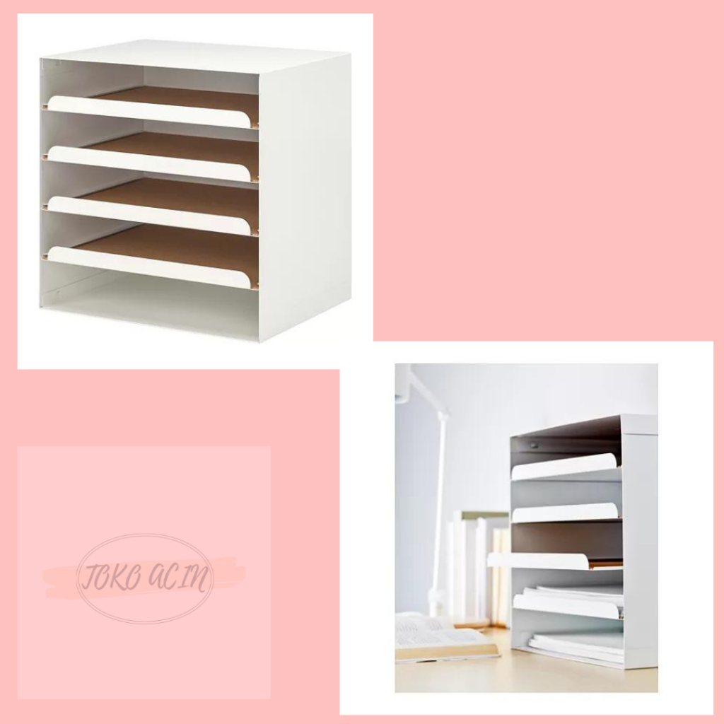 Jual KVISSLE Tempat surat, putih, organizer meja, organizer kertas ...