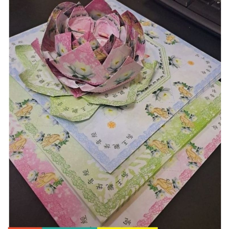 Jual kertas sembahyang " mantra GAO WANG KWAN SE YIN" uk 20cm² dan ...
