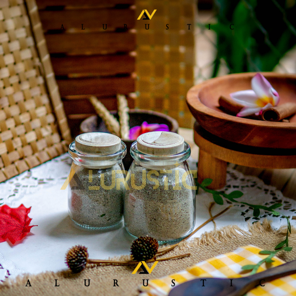 Jual BOTOL KACA CORK / BOTOL KACA TUTUP KAYU / GELAS PUDING / BOTOL ...