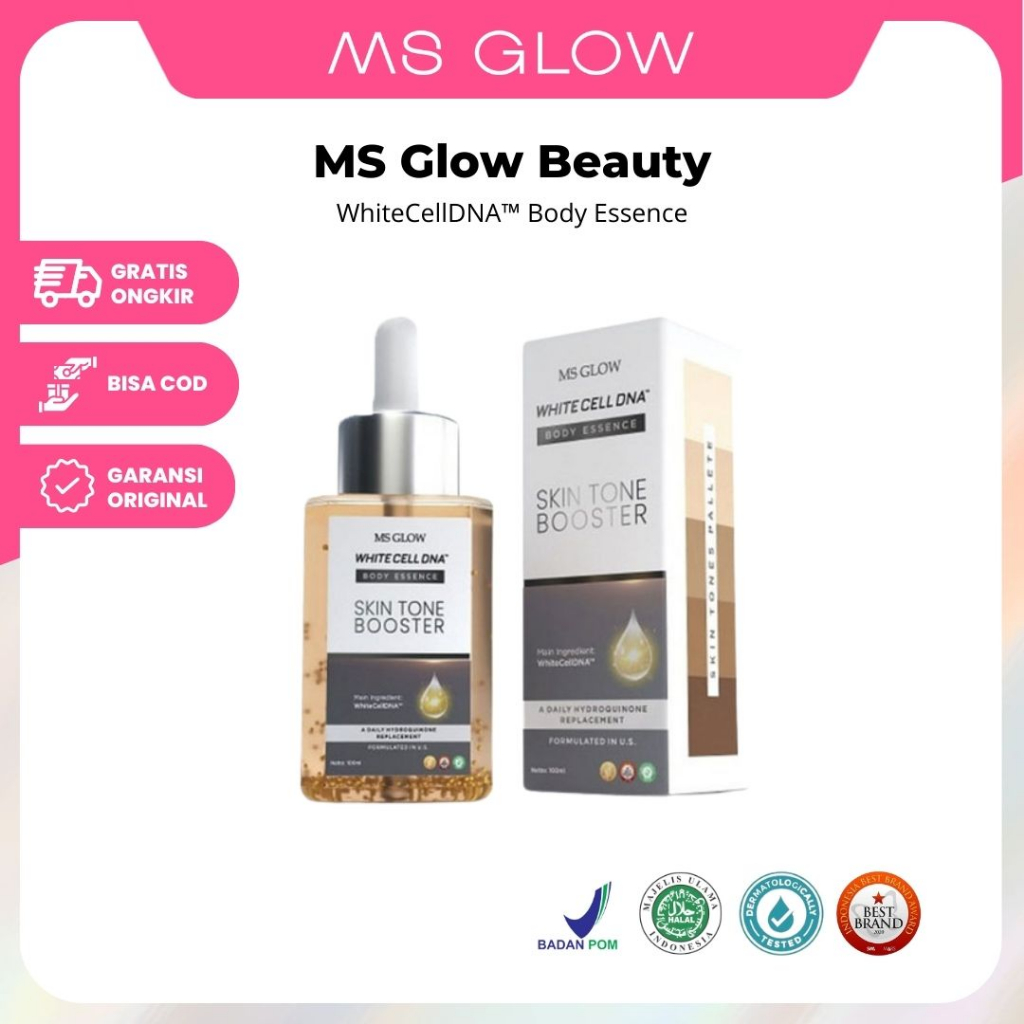 Jual 25. MS Glow Skin Booster White Cell DNA Body Essence | Shopee ...
