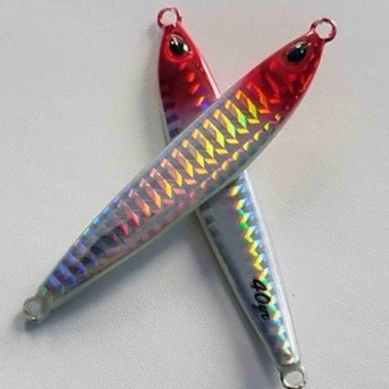 Jual METAL JIG 40g s/d 150g MODEL GOMAME FOIL GID PERUT & ZEBRA CAST JIG | Shopee Indonesia