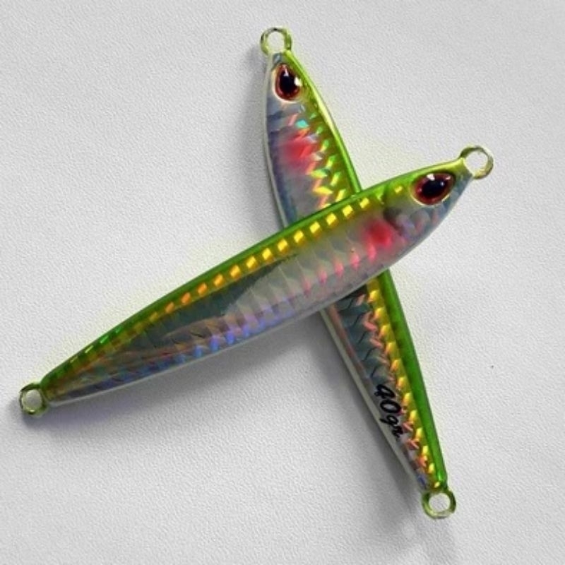 Jual METAL JIG 40g s/d 150g MODEL GOMAME FOIL GID PERUT & ZEBRA CAST JIG | Shopee Indonesia