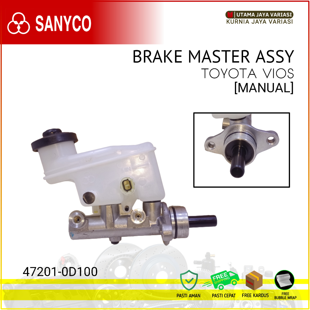 Jual BM Assy Master Rem Toyota VIOS gen 1 [Manual] SANYCO 47201-0D100 | Shopee Indonesia