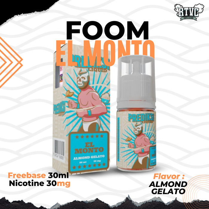 Jual FOOM X The Prediksi El Monto Almond Gelato 30ml 30mg Liquid ...
