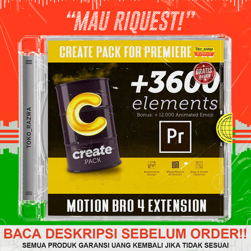 Jual Motion Bro 4 - Create Pack for Premiere Pro - 200923 | Shopee ...