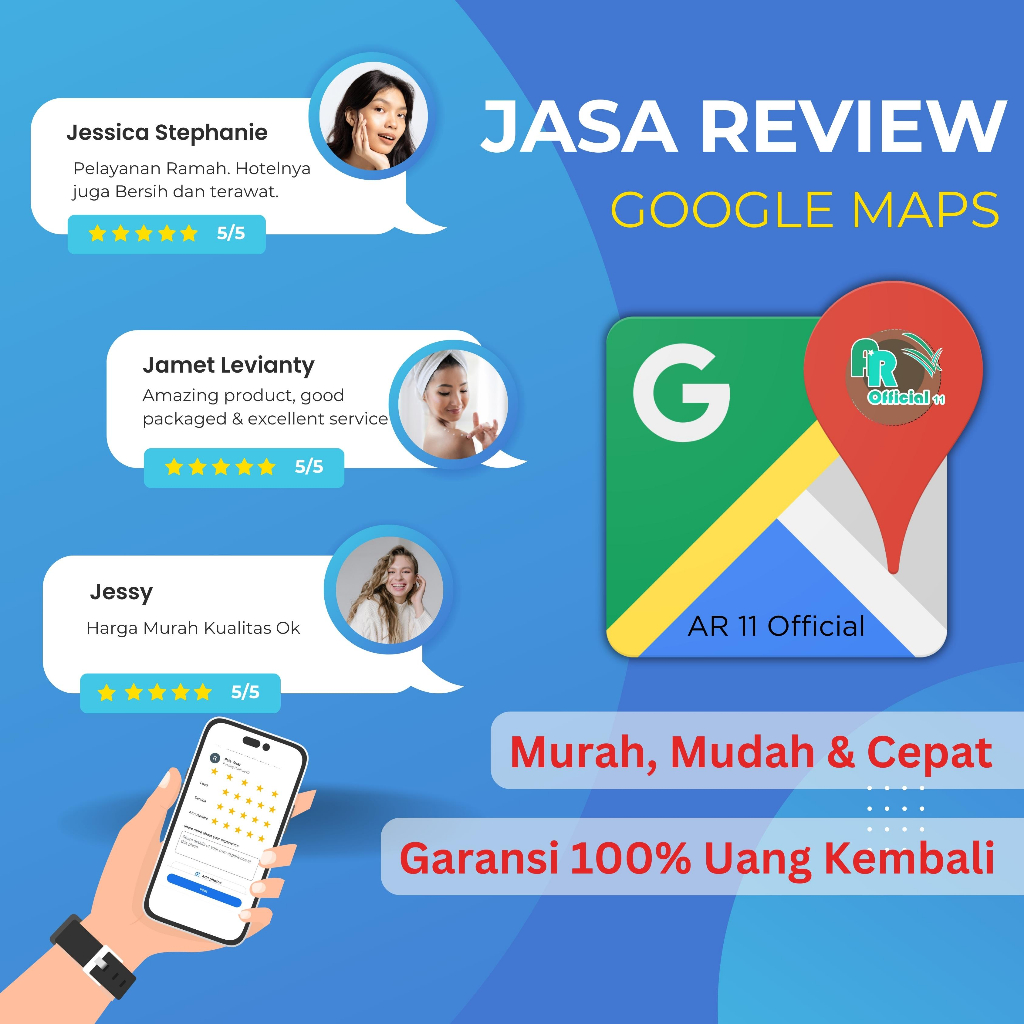 Jual Review Google Maps / Ulasan Google Maps / Rating Google Maps GARANSI 100% BERKUALITAS ...