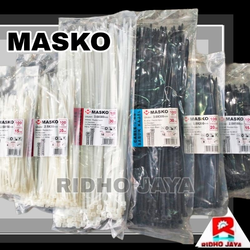 Jual Kabel Tie Ties Masko 30cm 25cm 20cm 15cm 10cm | Shopee Indonesia