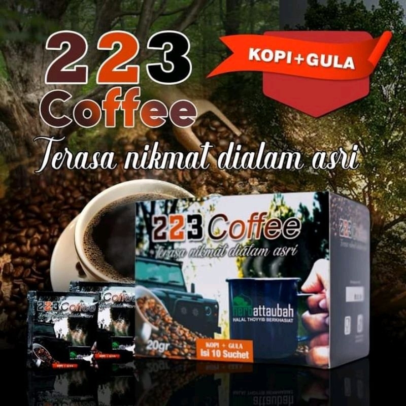 Jual Kode B: Kopi Hitam 223 ATTAUBAH | Shopee Indonesia