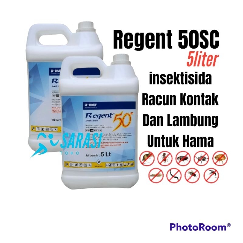 Jual Regent 50 SC Jerigan 5 liter Insectisida Racun Rayap dan Pertanian ...