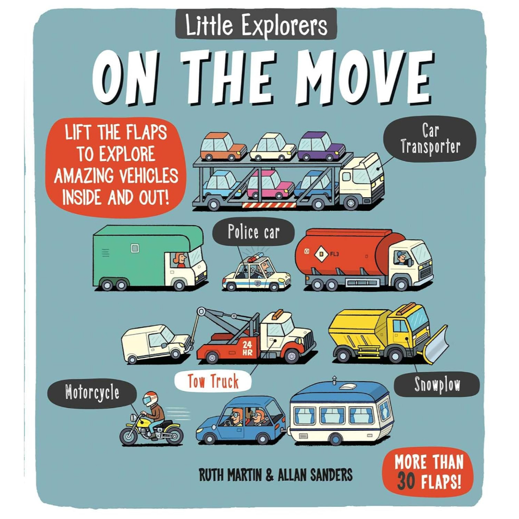 Jual Little Explorers: On the Move Hardcover – Lift the flap Buku ...