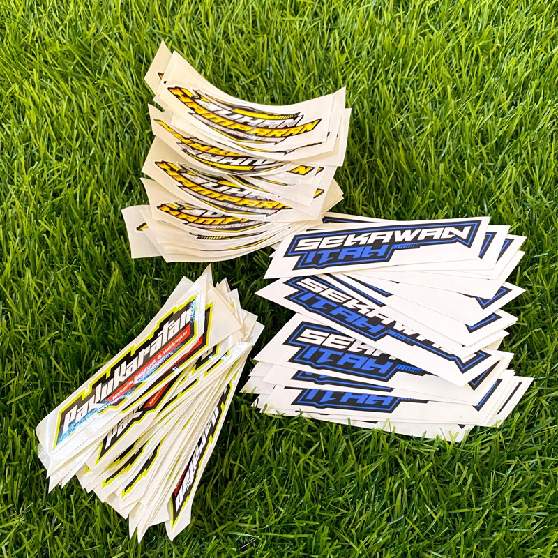 Jual [Hanya Menerima File Siap Cetak] Cetak Stiker logo,Nama Team ...