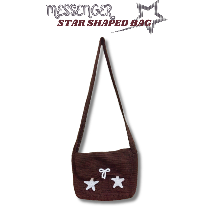 Jual Messenger Star Shaped Crochet Bag | Shopee Indonesia