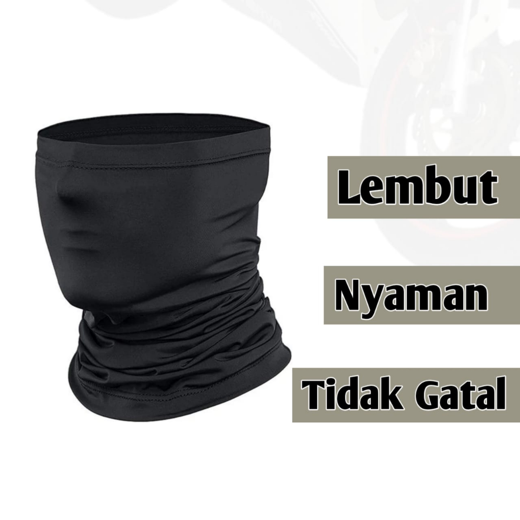 Jual Masker Buff baf Hitam Bandana Balaclava Slayer Scarf Sepeda Motor ...