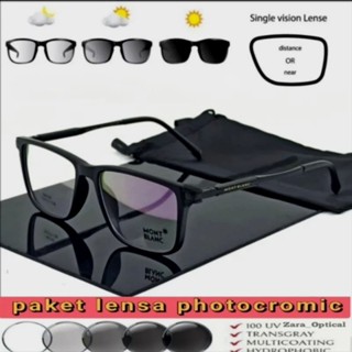 Jual Kacamata Photocromic Pria Premium Lensa Anti Radiasi / Kaca Mata ...