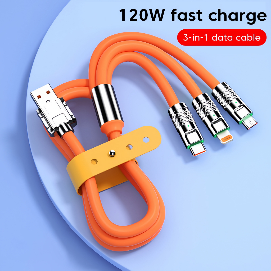 Jual Cpai COD 120W 6A Super Fast Charge Type C Kabel Micro Type C ...