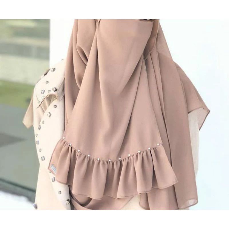 Jual cadar rempel cadar hawa cadar rumbai hias mutiara terbaru cadar ...