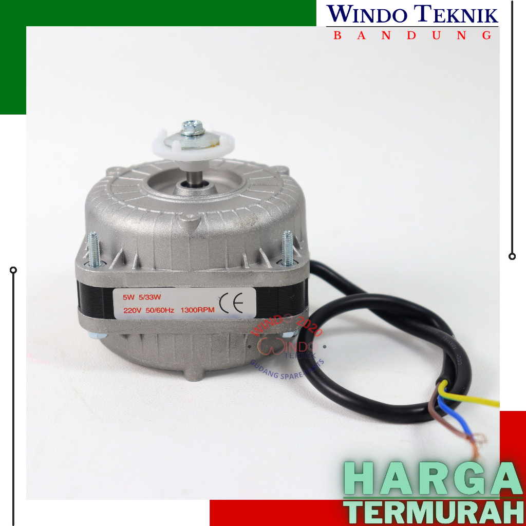 Jual FAN CONDENSOR 5 WATT | MOTOR DINAMO KIPAS FAN KONDENSOR 5 WATT ...